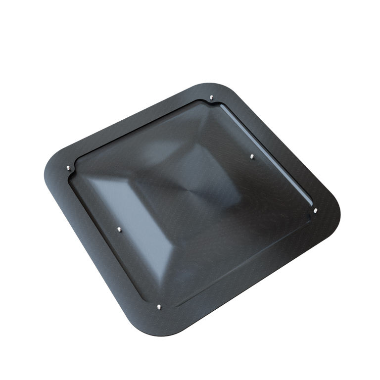 Tapa de alcantarilla cuadrada SMC 700x700 EN124 C250, hermética para ...