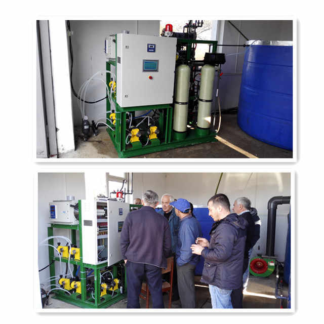 Seawater Electrolysis Chlorination System for Anti-fouling