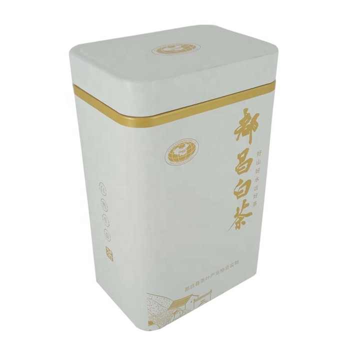 Metal Square Coffee Tin Cans Premium Packaging Food Tin Box Square ...