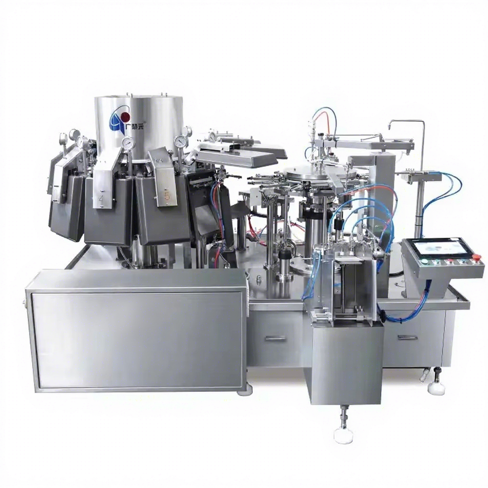 Automatic Vacuum Packaging Machine Rotary Pouch Packing Machine Vacuum ...