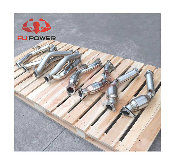 2.5" 370Z Titanium Test Pipes Racing Downpipe for Infiniti G35 G37 ...