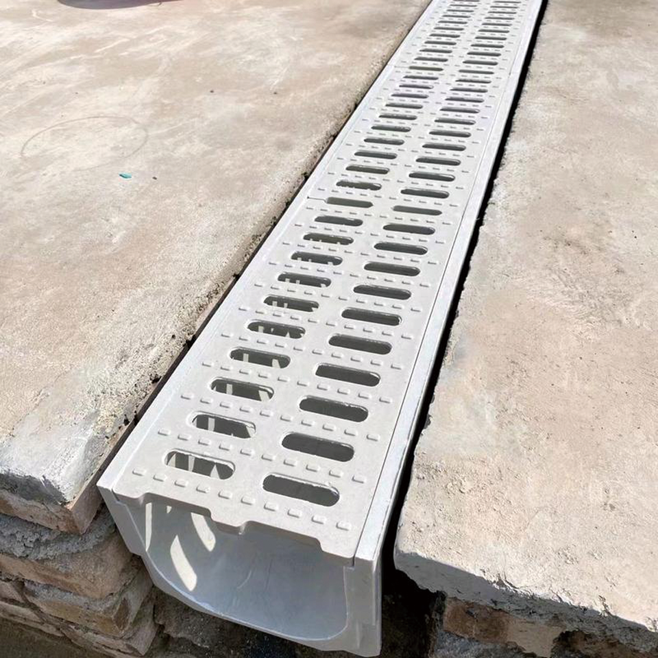 Modern Design U-Shaped Fiberglass Drainage Channel Cutting Corrosion ...