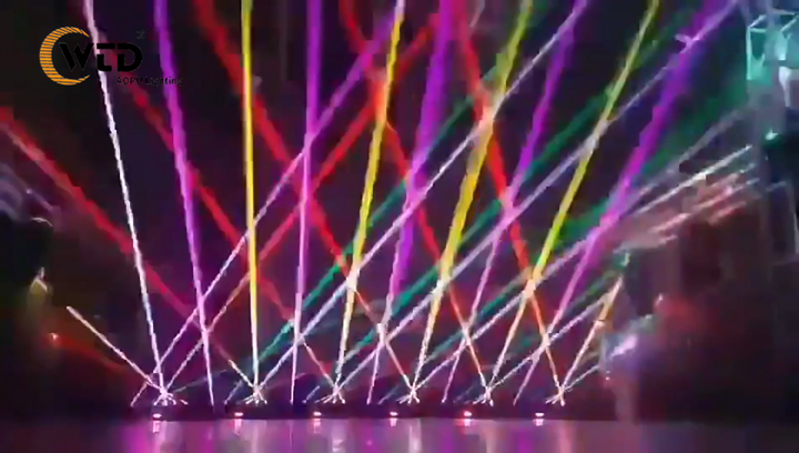 Rgb 6 Eyes Led Disco Effect Laser Equipment Party Light Beam Lights ...