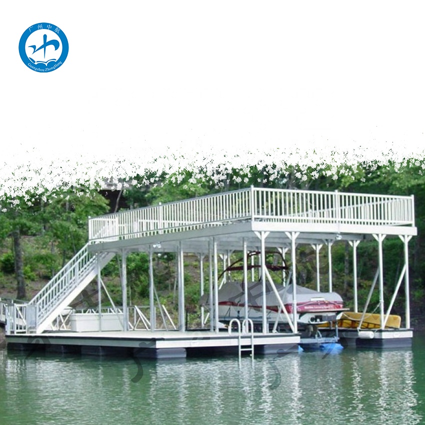 Floating House - Modern Water Villa with Pool & Steel Frame