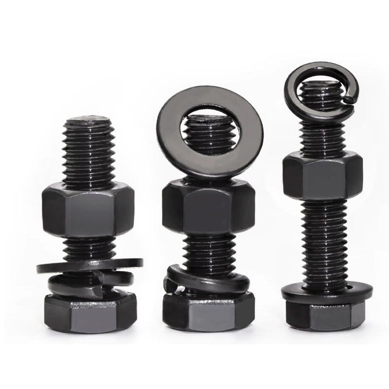 Steel Structure High-Strength Class 6 Zinc Plated Hex Head Bolts Wheel ...