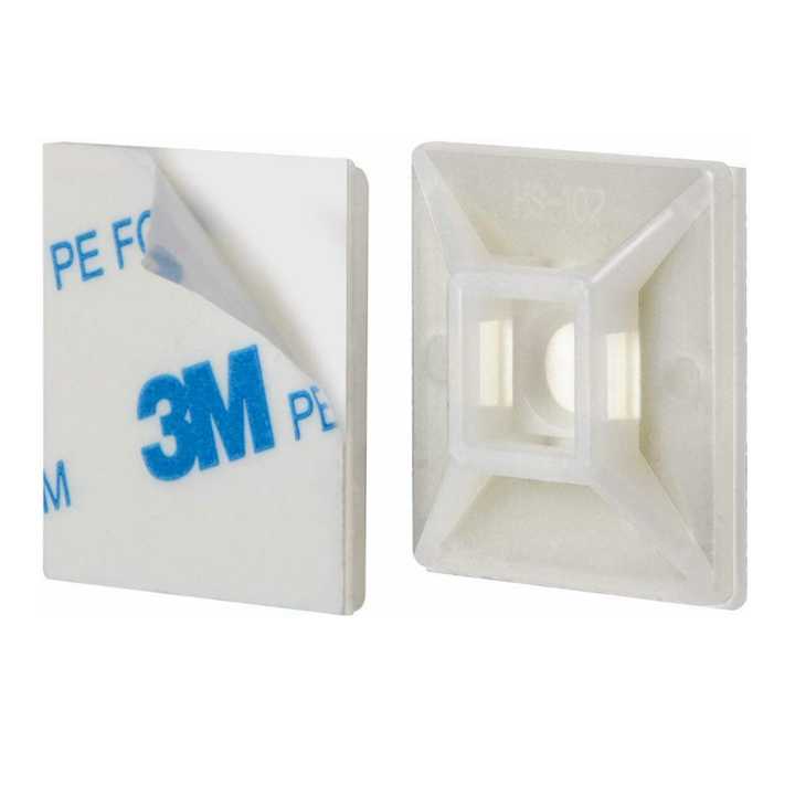 Self Adhesive Cable Clamp 3M Adhesive Cable Clips Plastic Clamps Nylon ...