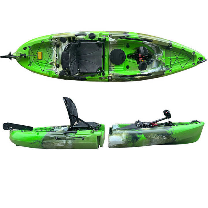 Modular Fishing Kayak - Two Section Pedal Drive, Lightweight & Eco ...