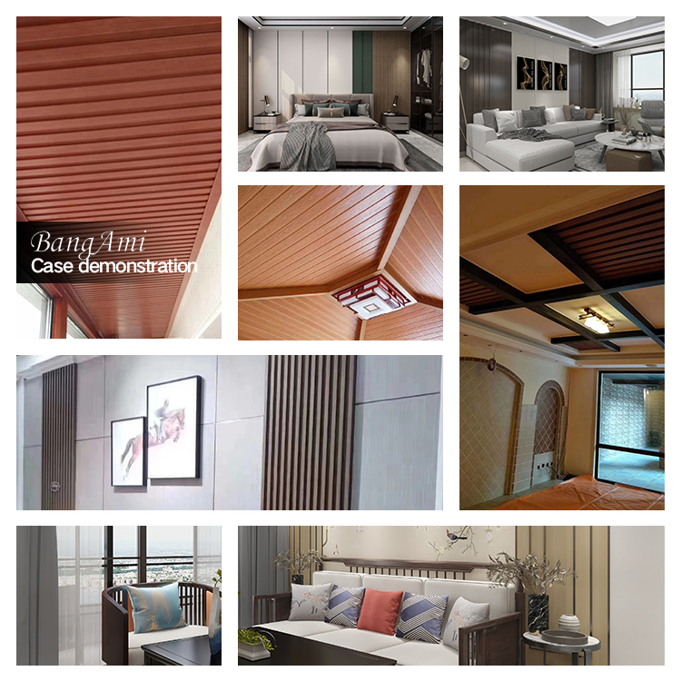 China WPC Wall Panel Round Fluted Wall Panel Interior Decorative PVC ...