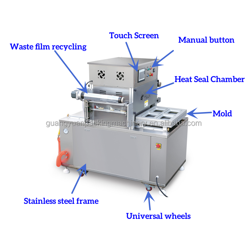 Tray Packing Machine (VSP) Vacuum Skin Packaging Machine Meat Vacuum ...