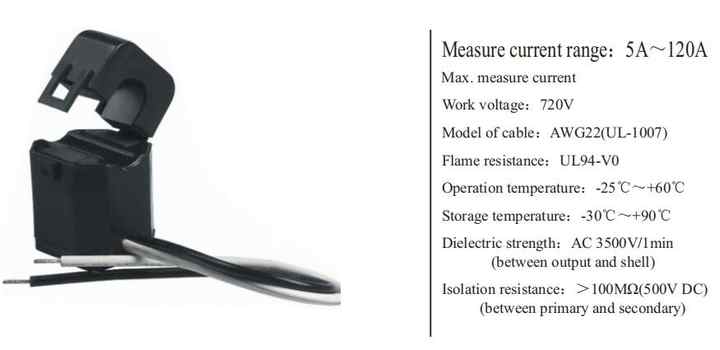 Open Loop Current Transformer Current Sensor 100 1 500 1 1000 1 1500 1