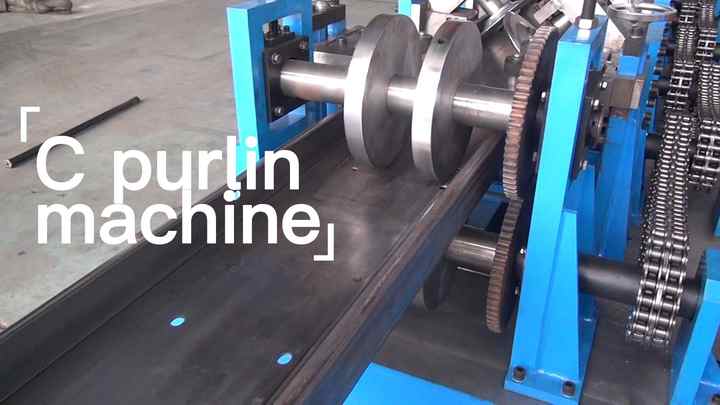 c z purlin quickly change different size profile roller machine the ...