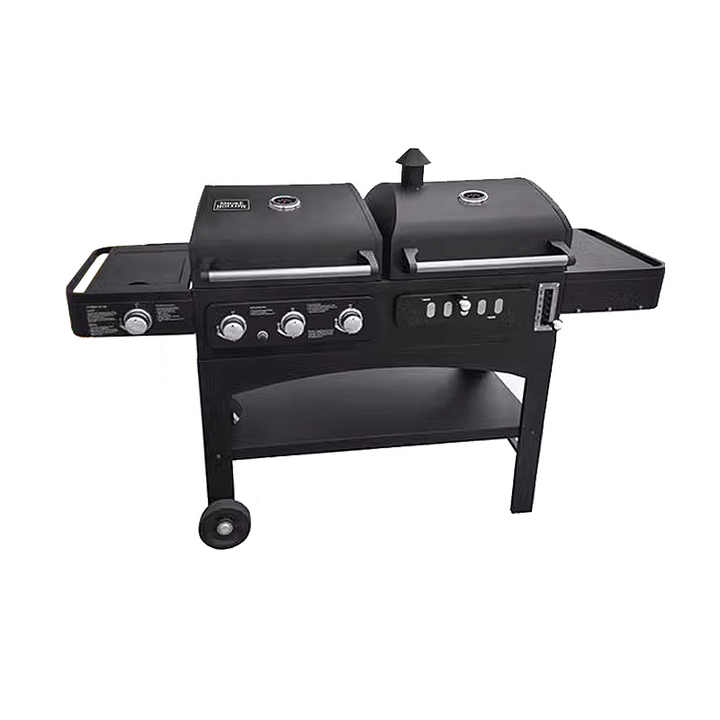 Adjustable Temperature Control Outdoor Charcoal Gas Barbecue Grills ...