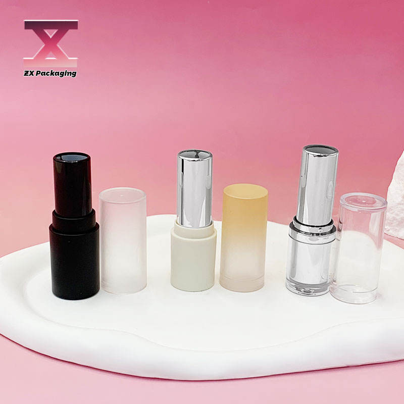 Round Matte Plastic Lipstick Tube Lipstick Tube Lip Balm Tube Lipstick ...