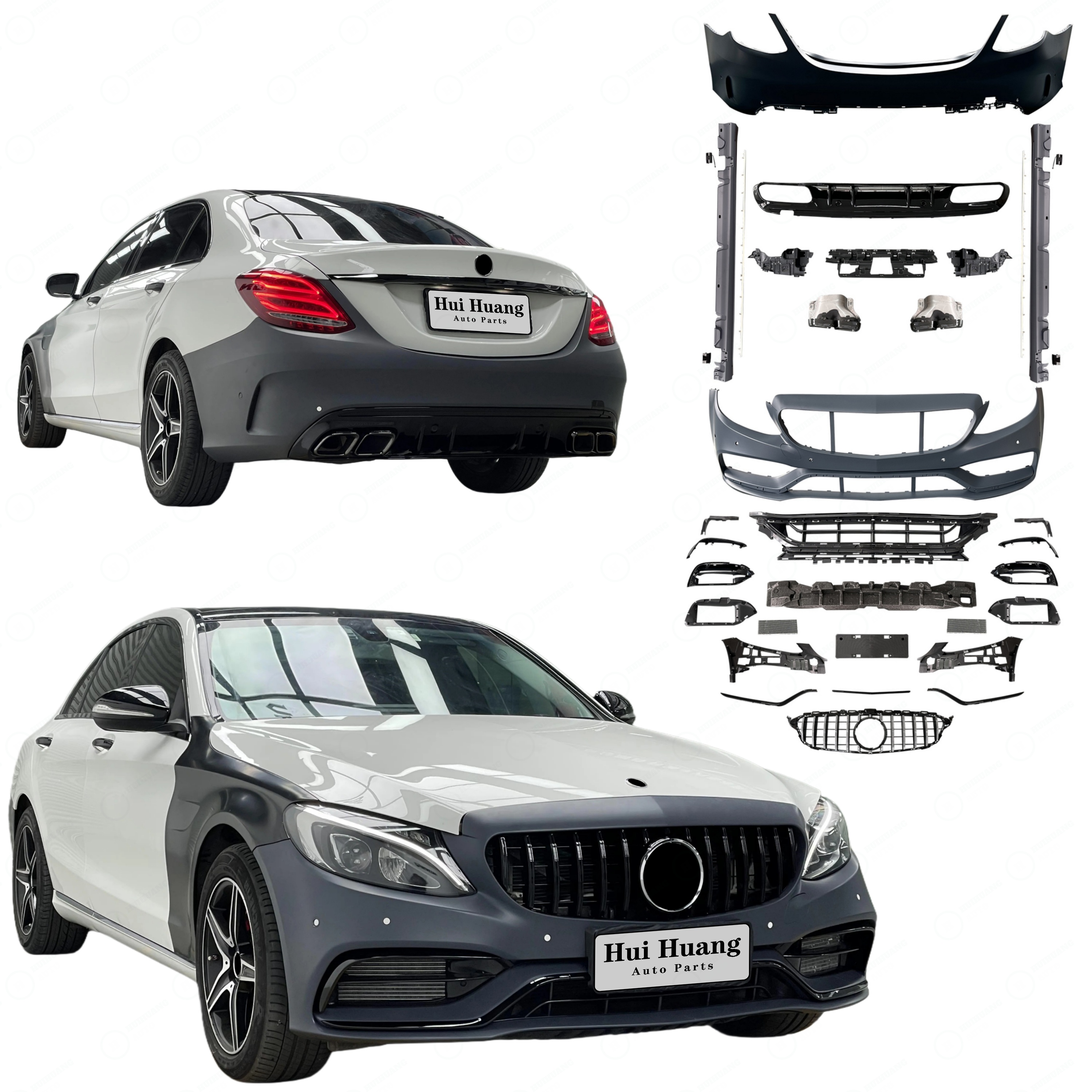 Low Price Mercedes W205 AMG Body Kit Oem Fitment & Durable | Alibaba.com