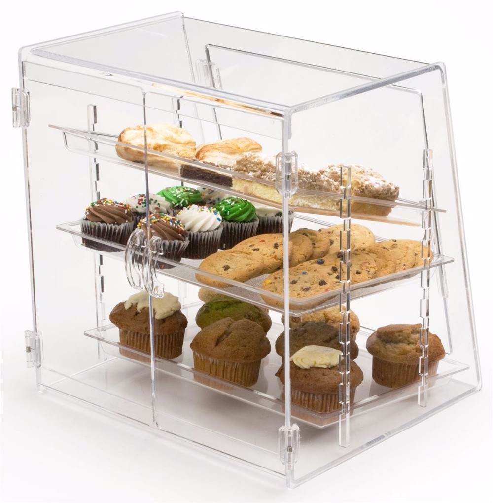 Acrylic Cake Bread Display Cases - Elegant Bakery Showcase