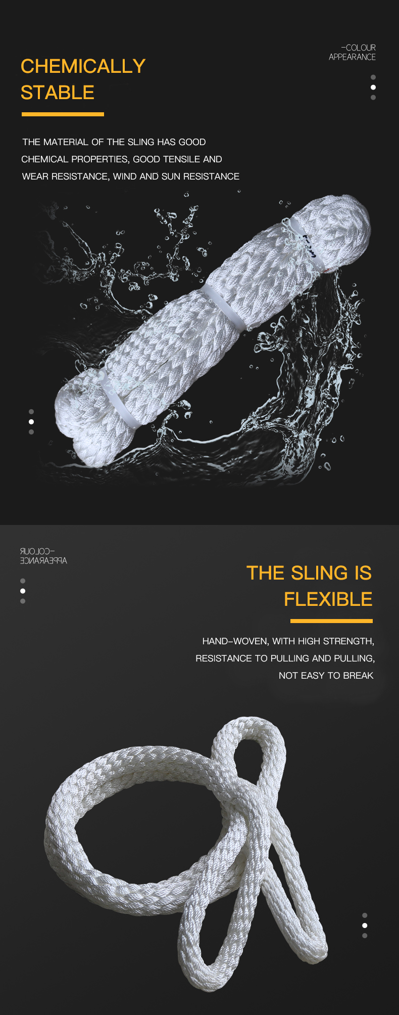 Round Nylon Rope Lifting Rope O Type Lifting Rope Sling Products from ...