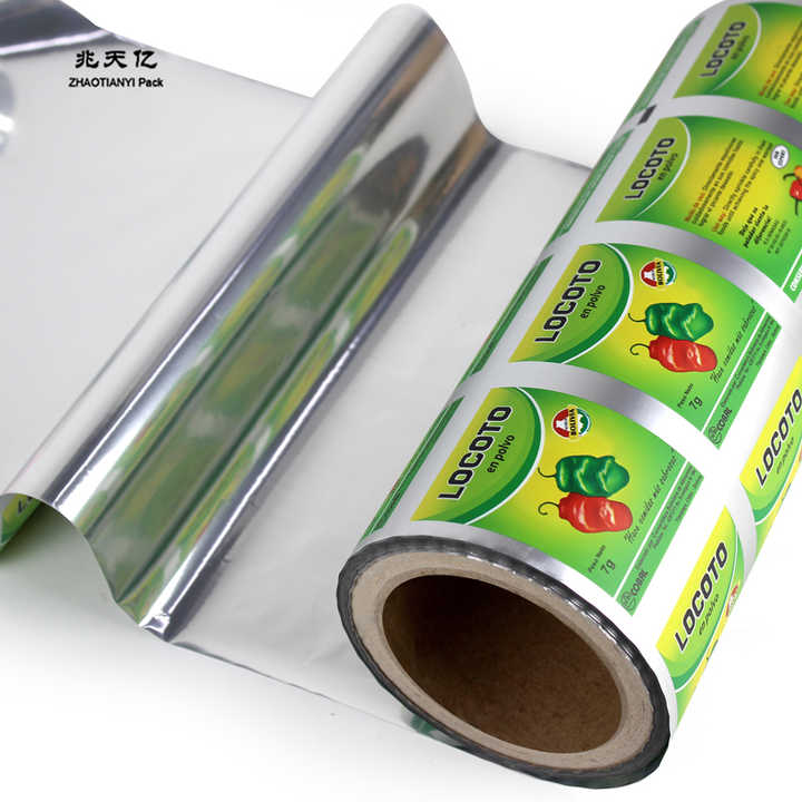 Aluminum Foil Matt Ketchup Honey Sachet Plastic Roll Film Snack Use ...