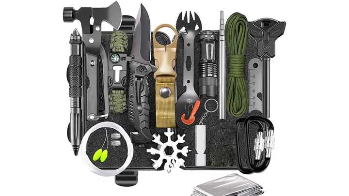Multi Functional Survival Kit - Essential for Outdoor Activities