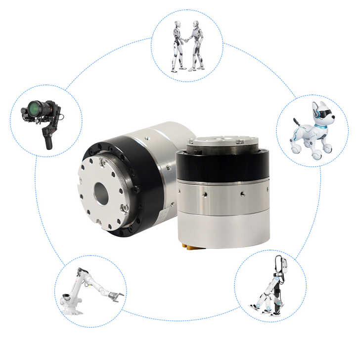 Robot Joint Modular Actuator with Harmonic Drive for Packaging Machines