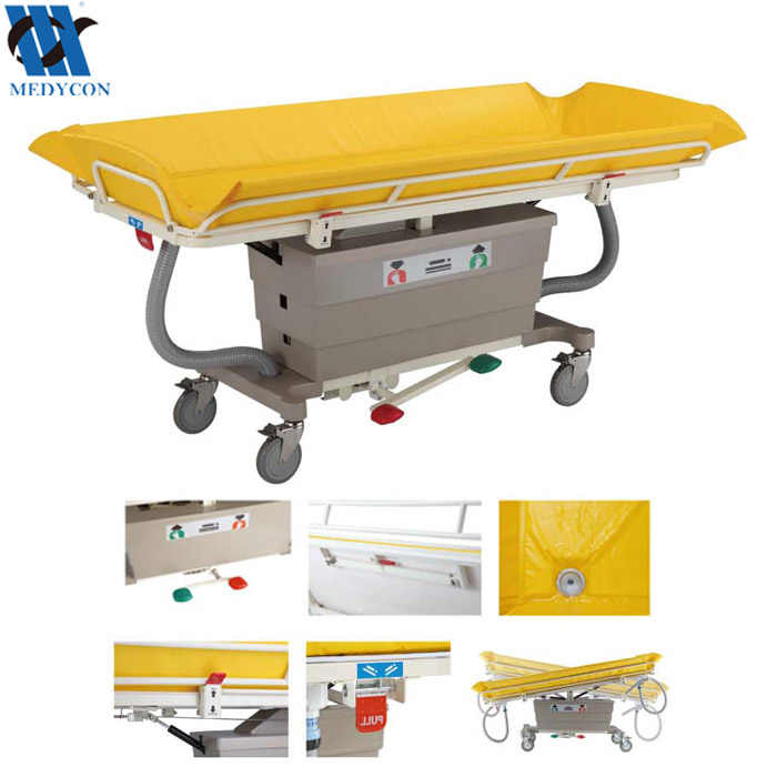 Hydraulic Shower Trolley for Patient Bath Medical Shower Bed for ...