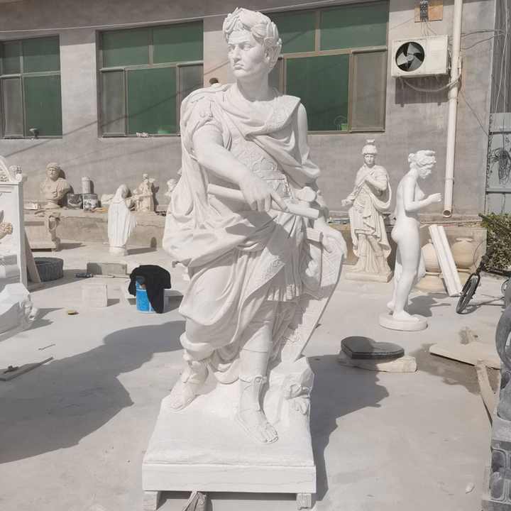 Western Roman Figure Stone Carvings and Sculptures Solid Stone Marble ...