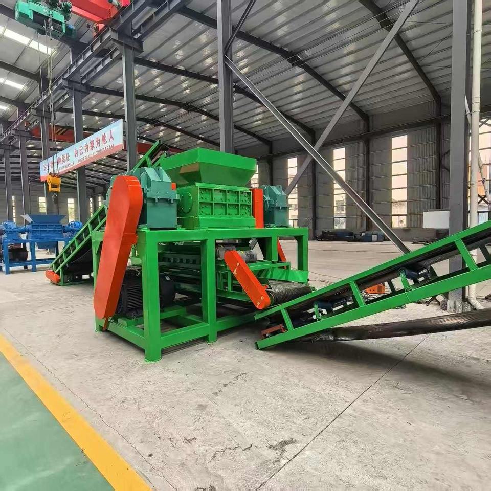 TOPLIT Automatic Waste Tire Recycling Shredder Tire Rubber Granule ...