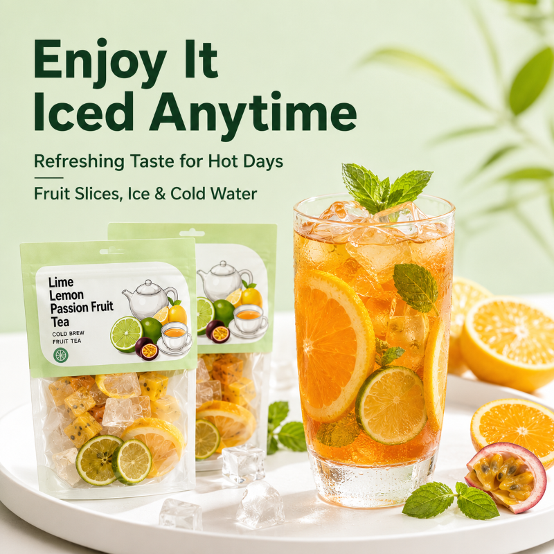 Premium Cold Brew Fruit Tea 20g Sachet Assorted Fruit Slice Iced Tea ...