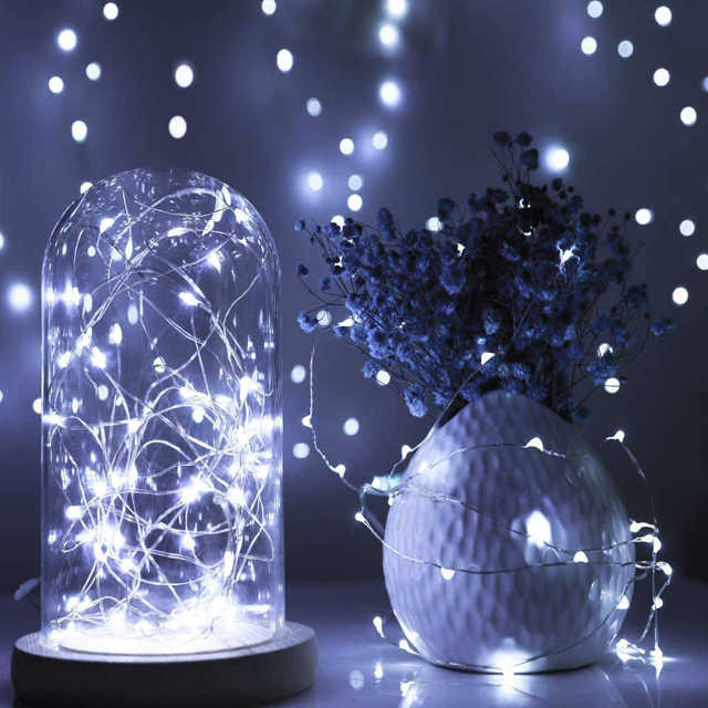 Fairy String Lights Battery Operated Starry LED String Lights Cr2032 ...