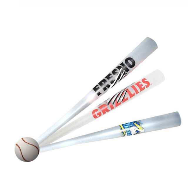 Koi Frosted Plastic Novelty Baseball Bat Shaped Beer Cup