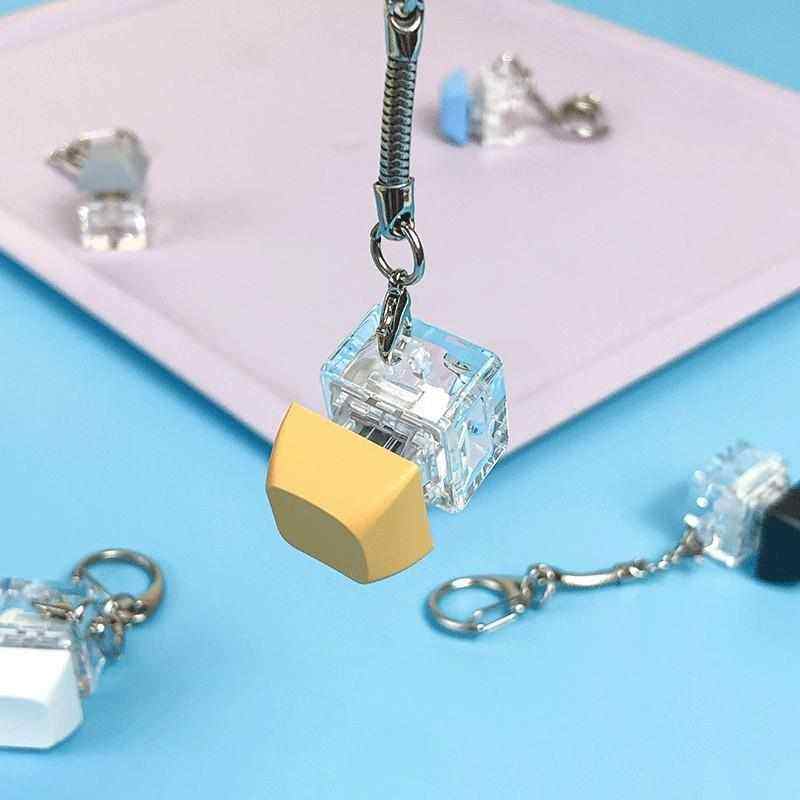 Custom Keychain Keycap Relieve Stress Key Chain Switch Keychain Diy Keyboard Keychain Printing ...
