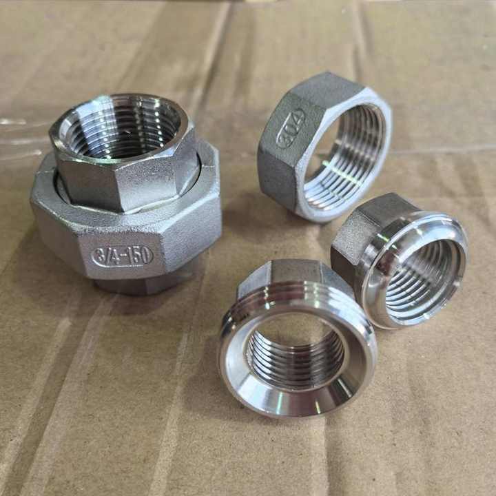 150lbs 3/4inch NPT Threaded Fitting Female Union Without Seal Stainless Steel 304/316L| Alibaba.com