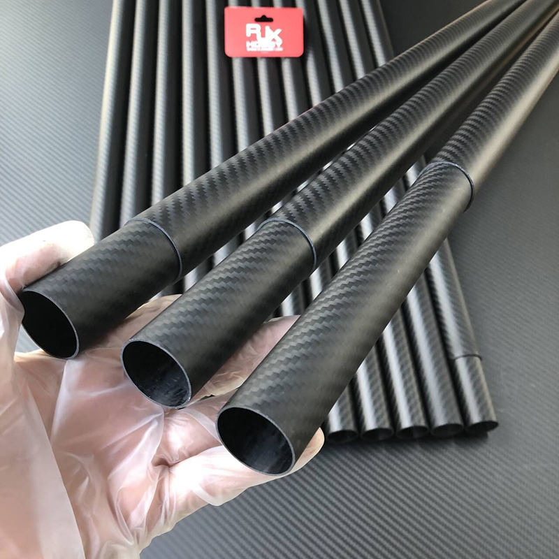 RJX Carbon Fiber Sliding Pipe RC Plane Aircraft Sleeve Wing Tube 3k ...