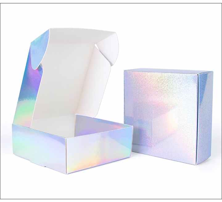 Custom Holographic Shiny Paper Box - Perfect for Gift Packaging