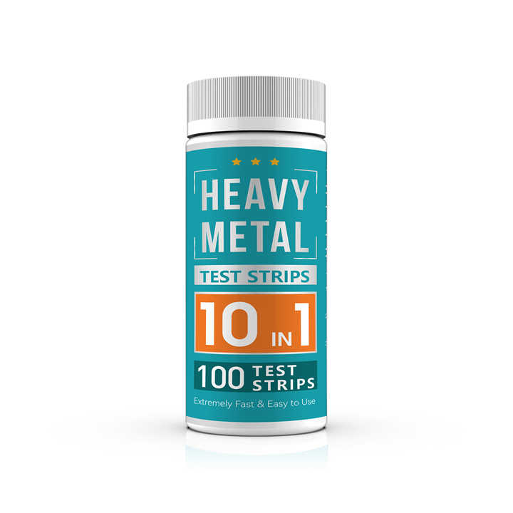 10 Way Heavy Metals Water Test Strips, 50ct Home Water Testing Kit for ...