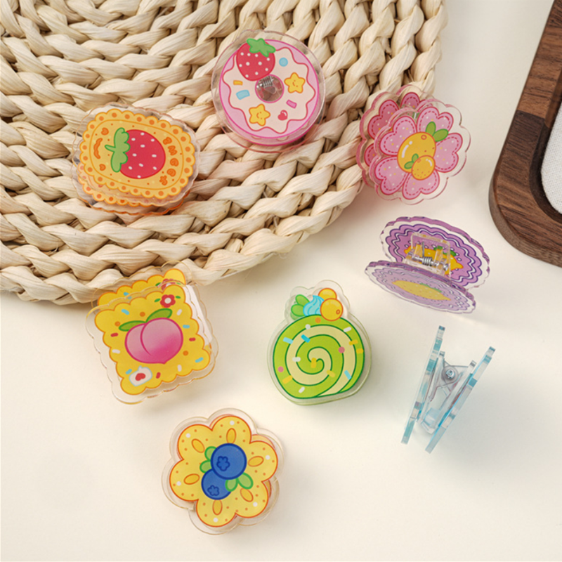 2026 Custom Clear Acrylic Note Clips Acrylic Paper Clips Durable Office ...