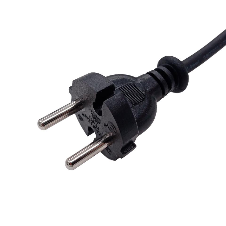 European Standard Rubber Wire with C18 Plug and C17 Tail Plug, Suitable ...