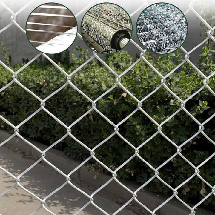 100ft 8ft 8 Foot 6 Foot Galvanized Diamond Chain Link Fence Cyclone Fence Wire Mesh Fence ...