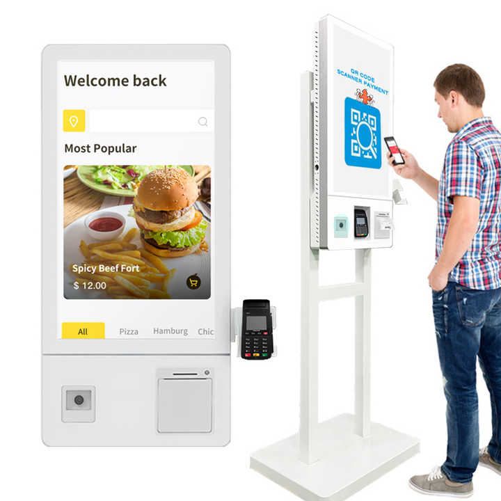 Smart Self-Checkout Kiosk for Restaurants - Efficient & Secure