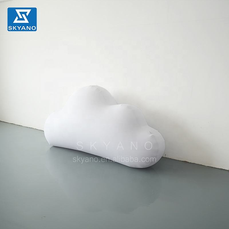 Giant Ceiling Hanging Inflatable Cloud LED Lighting White Inflatable ...