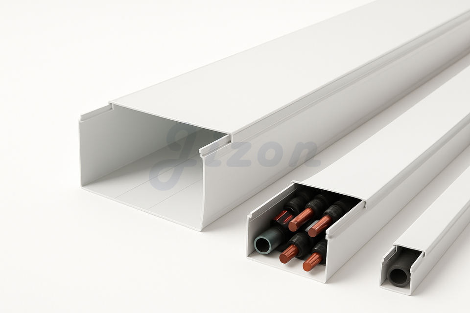 UPVC Single Compartment Trunking-Surface Mounted Wire Management Duct ...