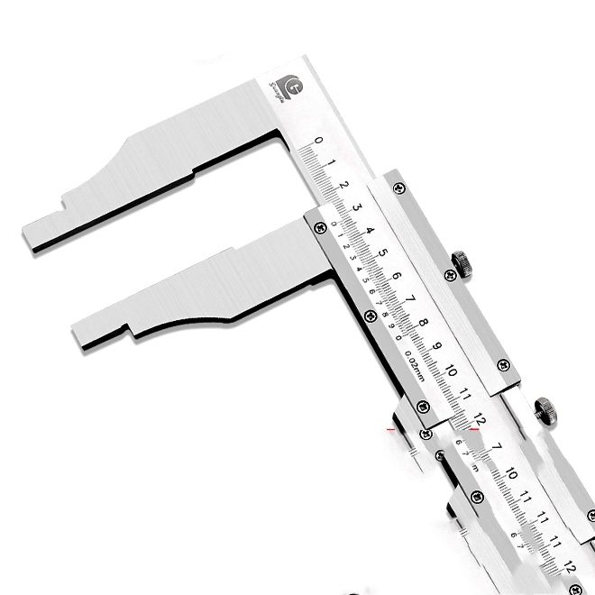 Guanglu Vernier Caliper Single Claw Long Claw Vernier 0-300/500/600*90 ...