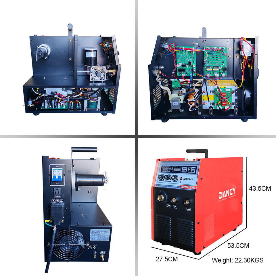 MIG250 Heavy-duty 250A Industrial Welding Machine MIG MAG MMA Inverter Soldadora MIG CO2 Gas 0.8 ...