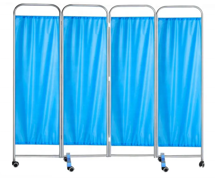 Modern X--007 Model Hospital Ward Screen with Wheels Metal Room Divider ...