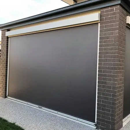 Custom Big Size Waterproof Fireproof Electric Outdoor Blinds
