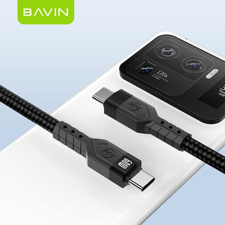 Bavin CB262 60w Nylon Braided Data Transfer Mobile Phone Fast Charging ...
