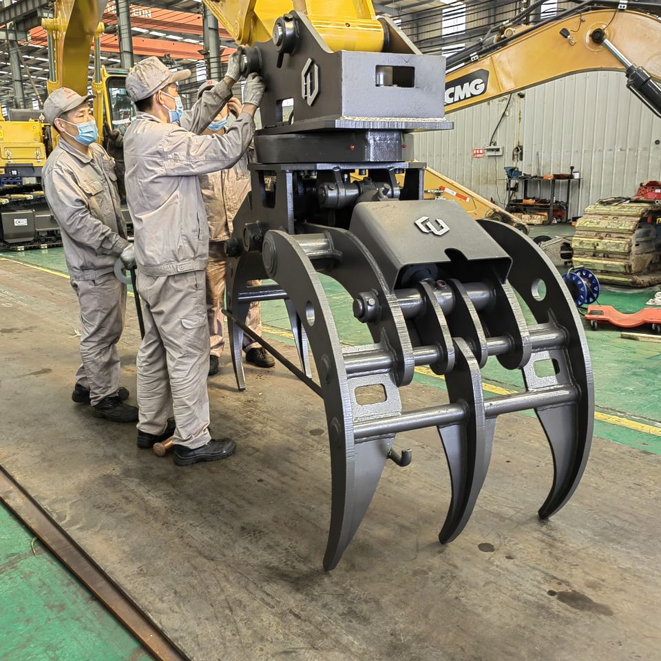 Hydraulic Rotating Grapple 360° Log Grabber for Wood Forestry ...
