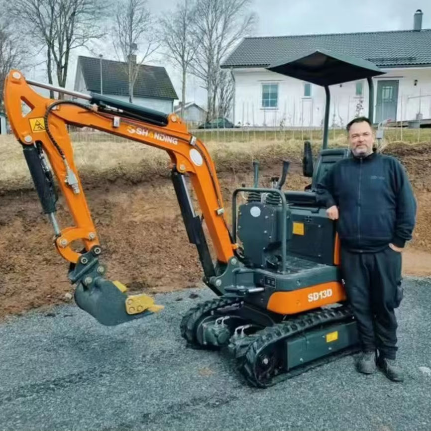 2.5-3 Ton Hydraulic Joystick Crawler Excavator Cabin AC Steel Track ...