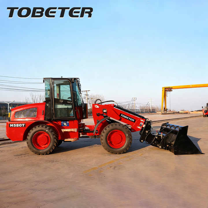 TOBETER H580T Low Emission Telescopic Wheel Diesel Loader for Municipal ...