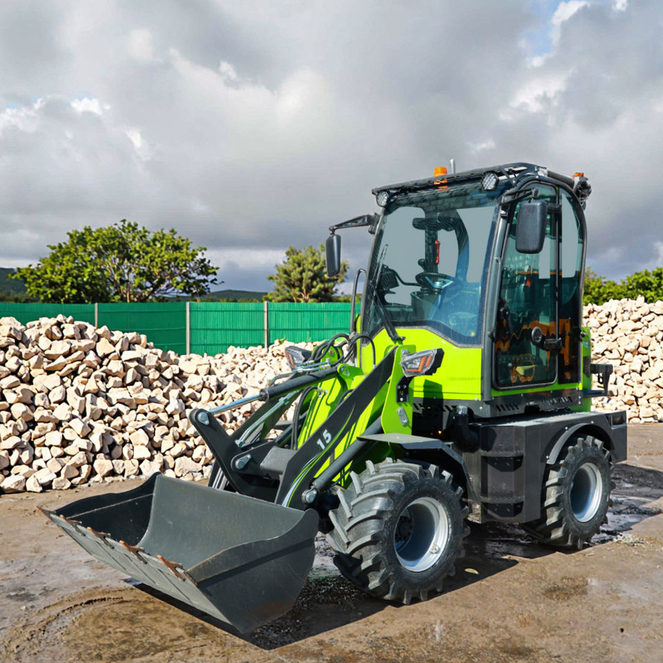 1000kg Wholesale EPA Mini Loader Compact Minicargador Loader Bucket ...