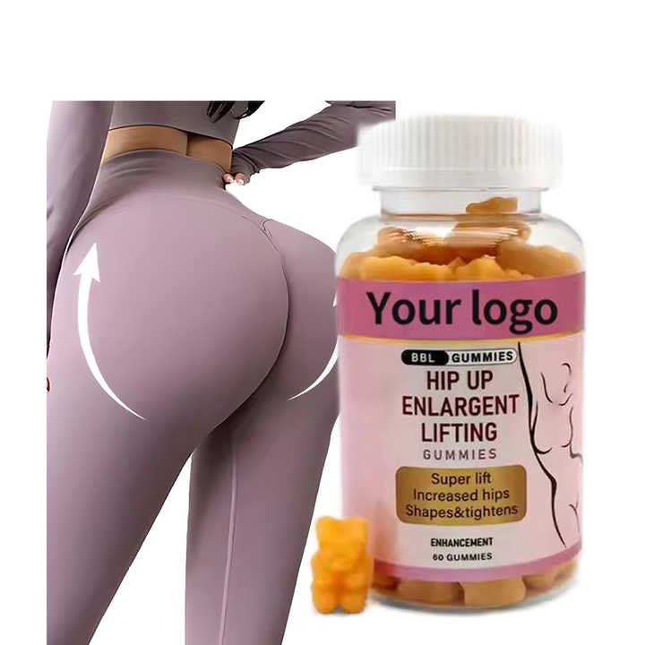 Oem/odm Natural Vegan Friendly Supplements Buttock Lift Buttock Enlargement Gummies for Bigger ...